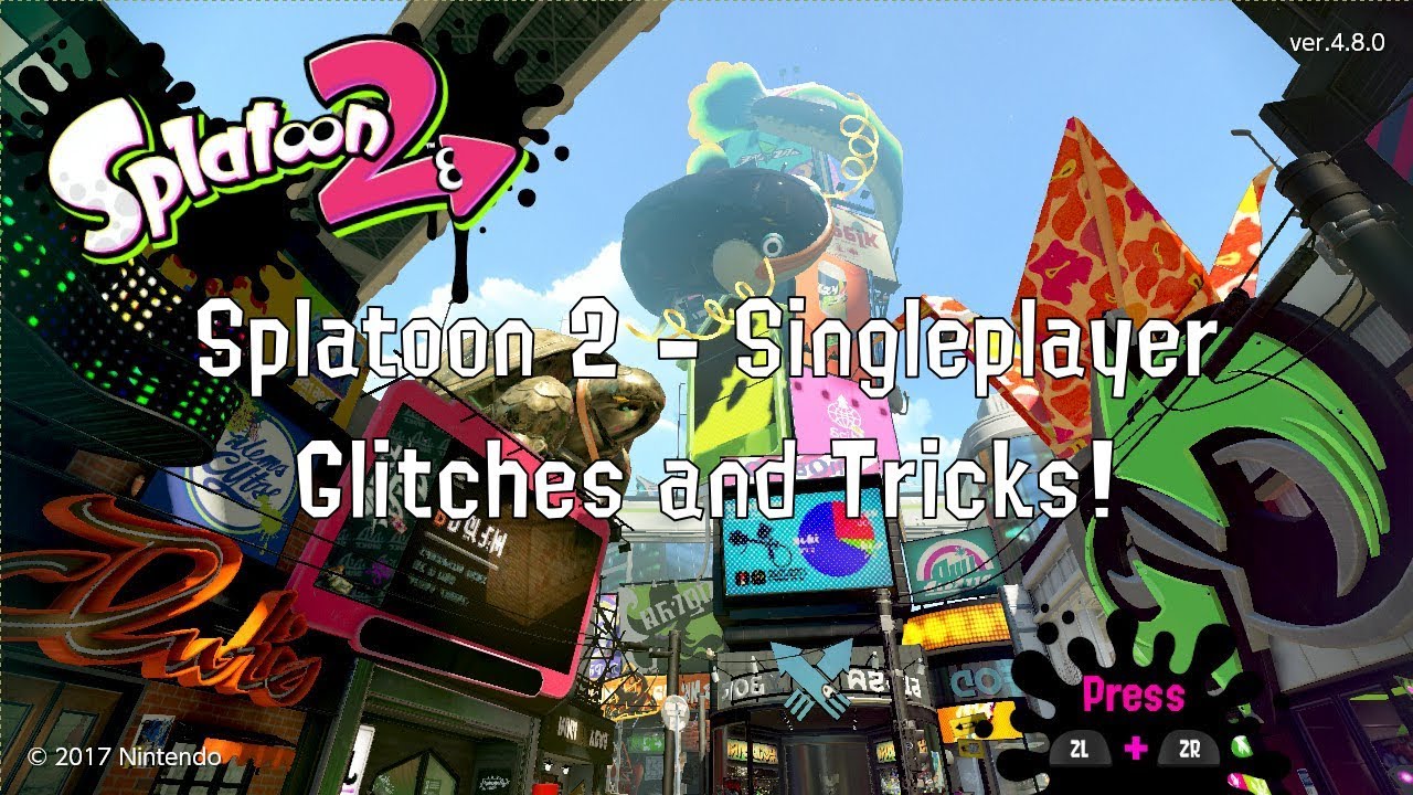 Splatoon 2 - Singleplayer Glitches and Tricks - YouTube