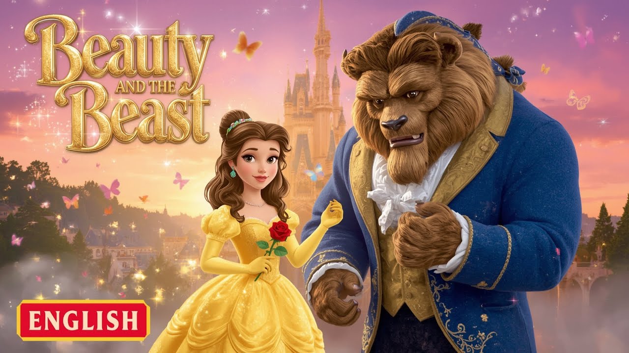 "Beauty and the Beast | Magical Fairy Tale for Kids | English Storytime ...