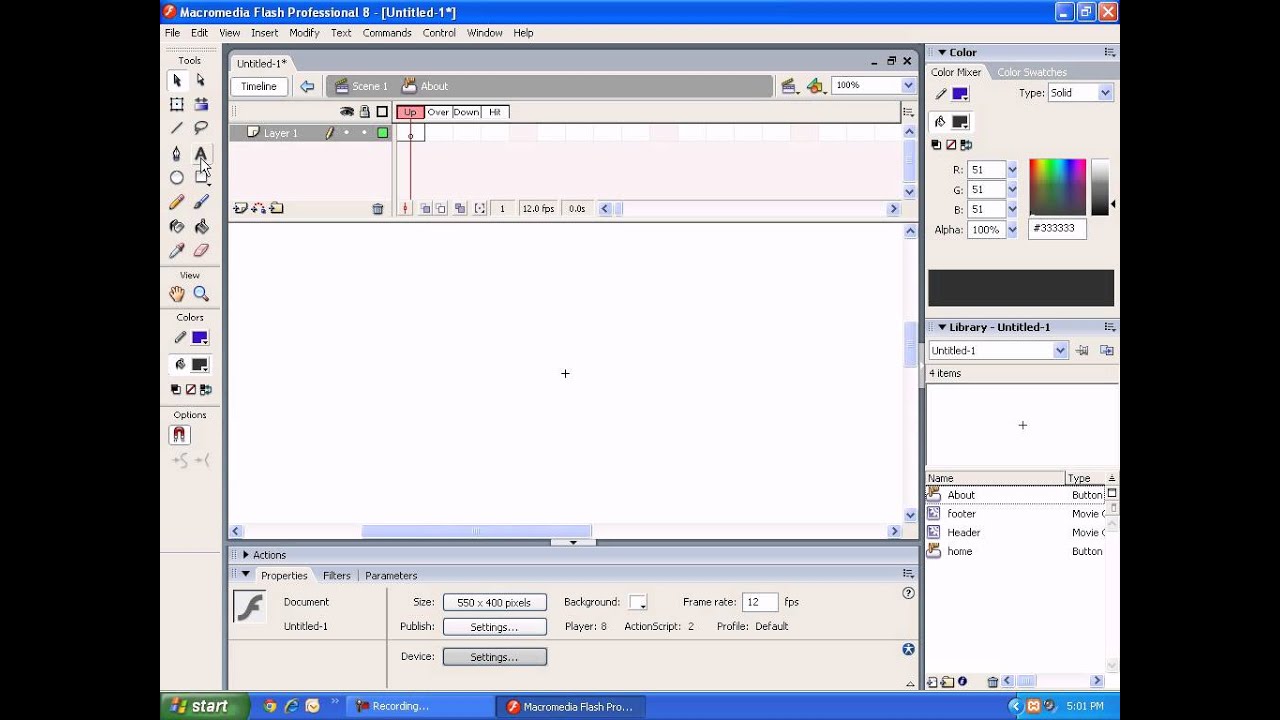 Create Website In Flash 8 | How to Create Website in Flash - YouTube
