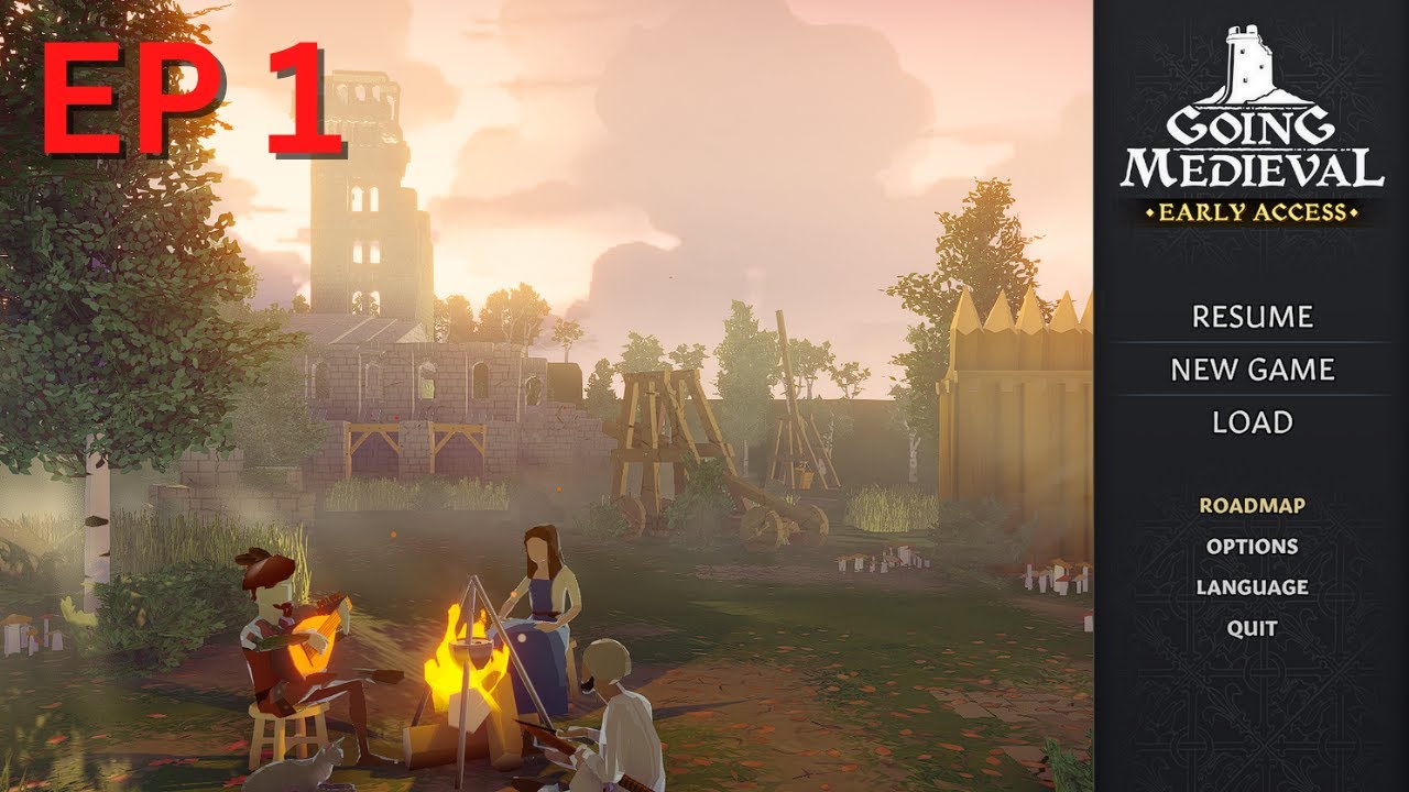 Going Medieval EP 1 | Fun Survival Colony Sim with Raids & Factions ...