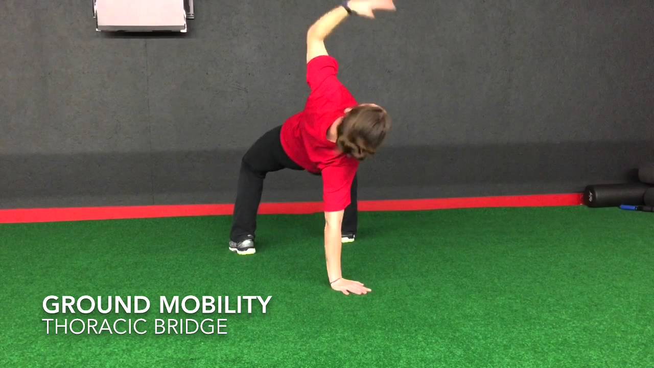 Ground mobility- Thoracic Bridge - YouTube