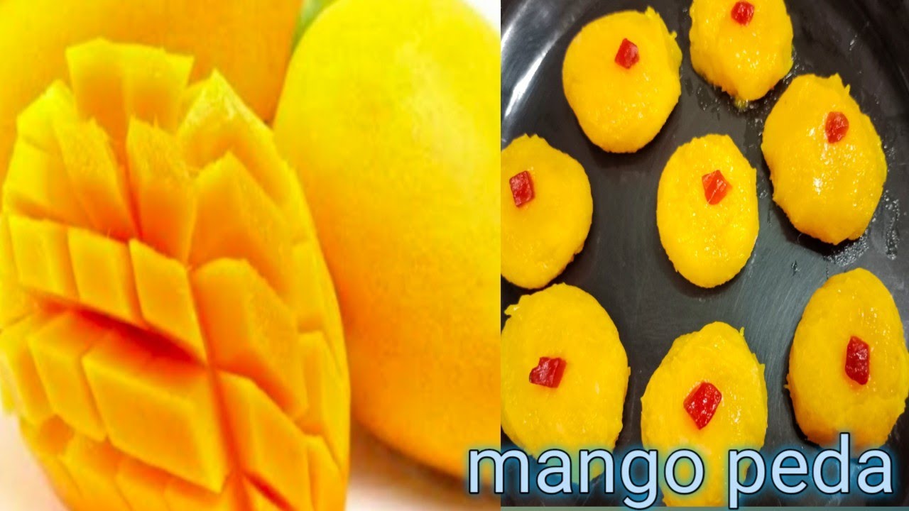 Mango Peda Recipe / मैंगो पेडा / Mango sweet 🥭🥭 - YouTube