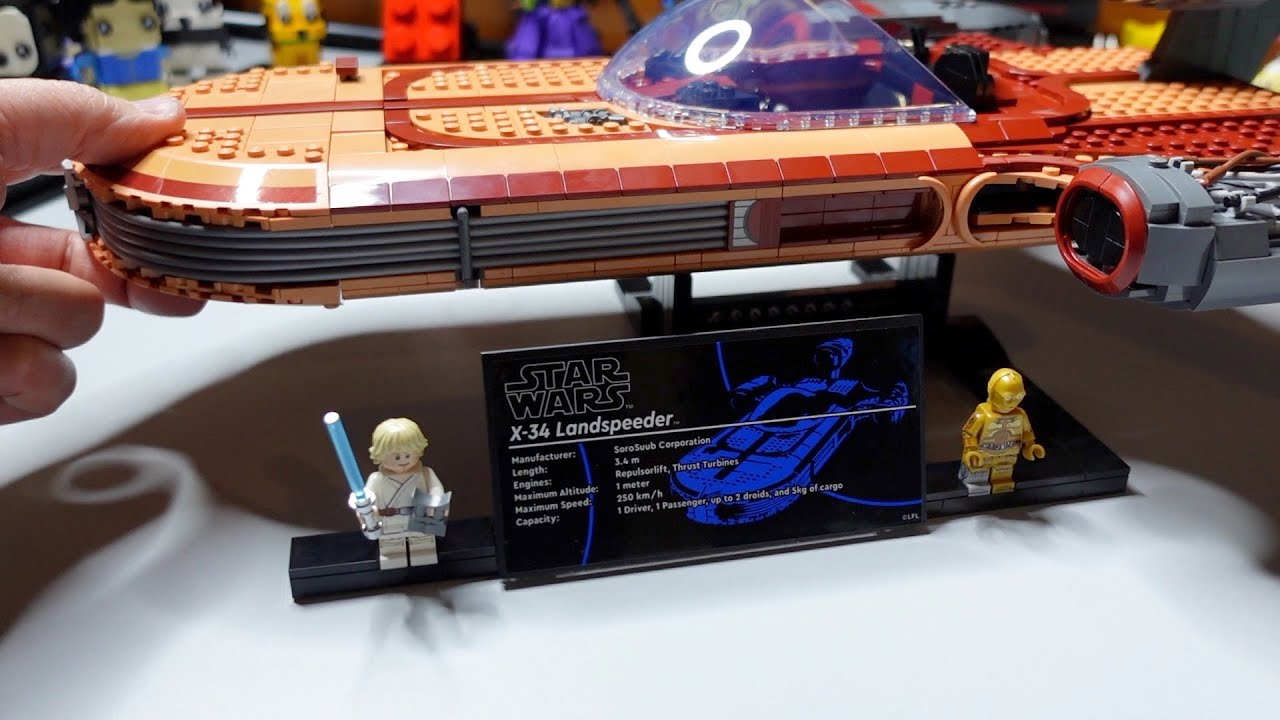 LEGO STAR WARS UCS LUKE SKYWALKER'S LANDSPEEDER Time Lapse Set 75341 ...