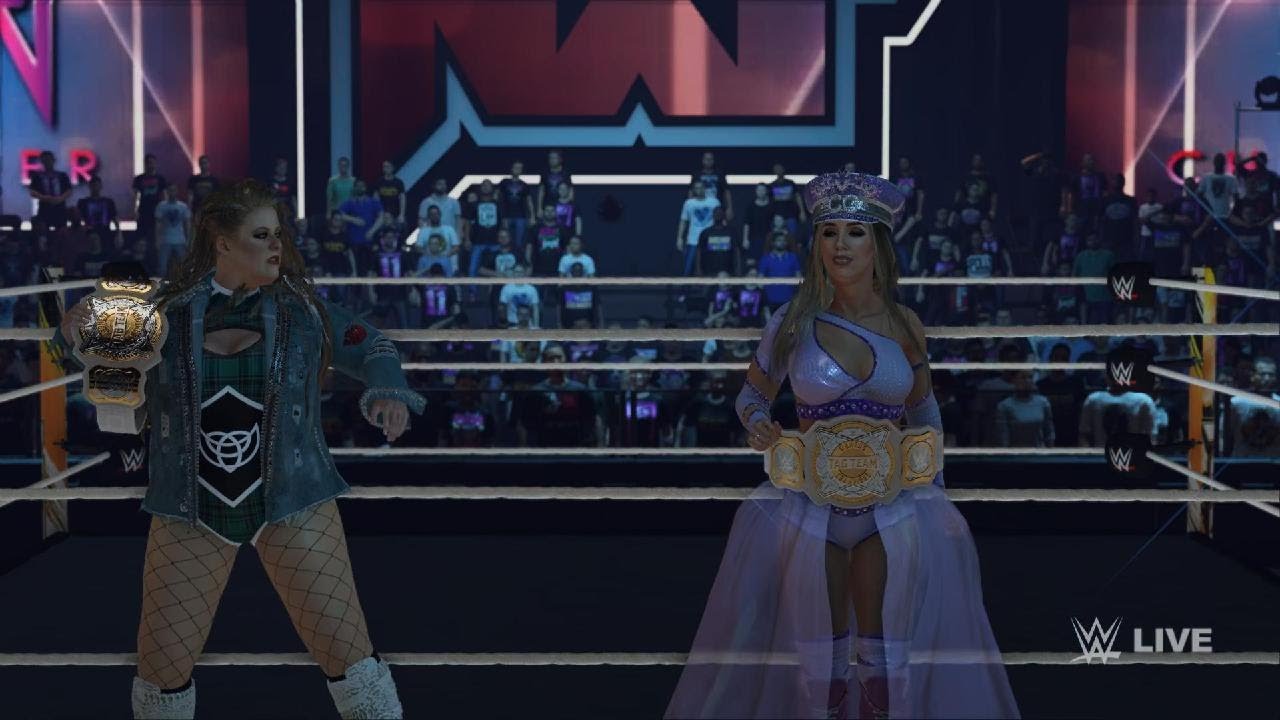 WWE 2K24 - Meta-Four VS Chelsea Green and Piper Niven - YouTube