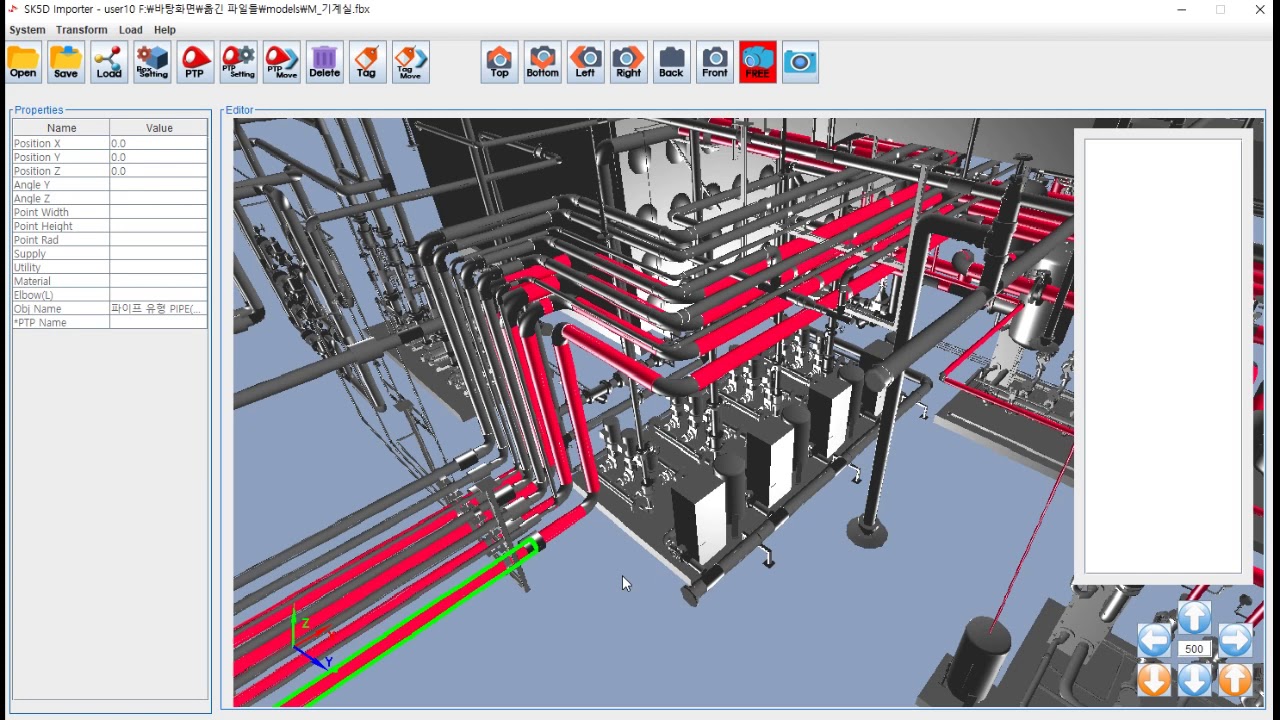 5D Revit MEP 배관 유틸리티 Color 셋팅 - YouTube