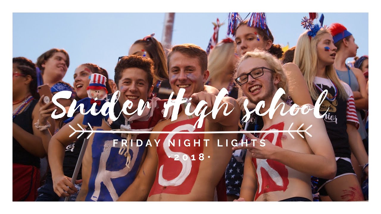Snider High School Student Section 2018 - YouTube