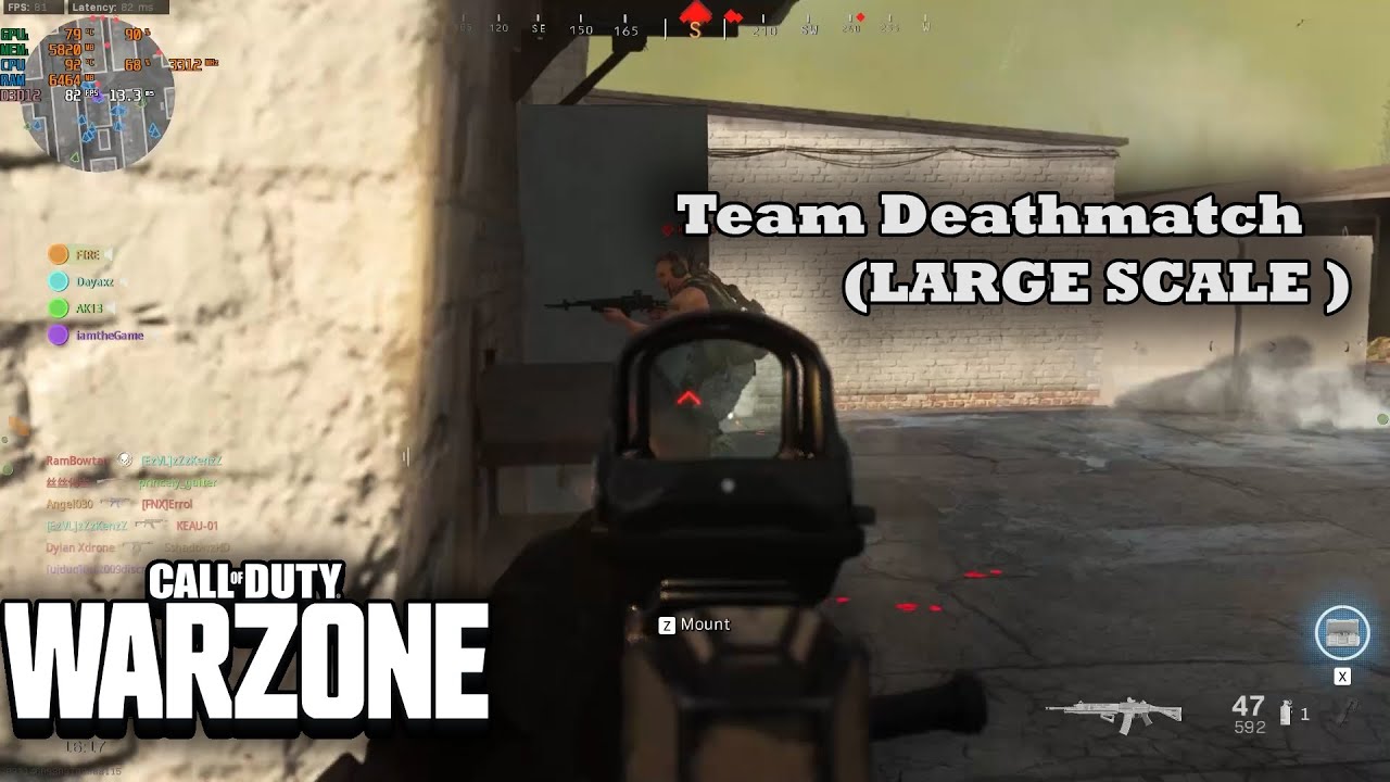 Call of Duty: Warzone - Team Deathmatch (LARGE SCALE ) - YouTube