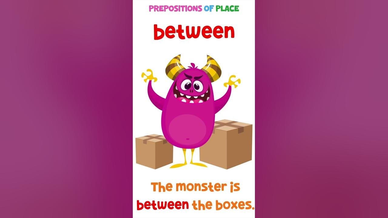 Prepositions With Monsters For Kids - YouTube