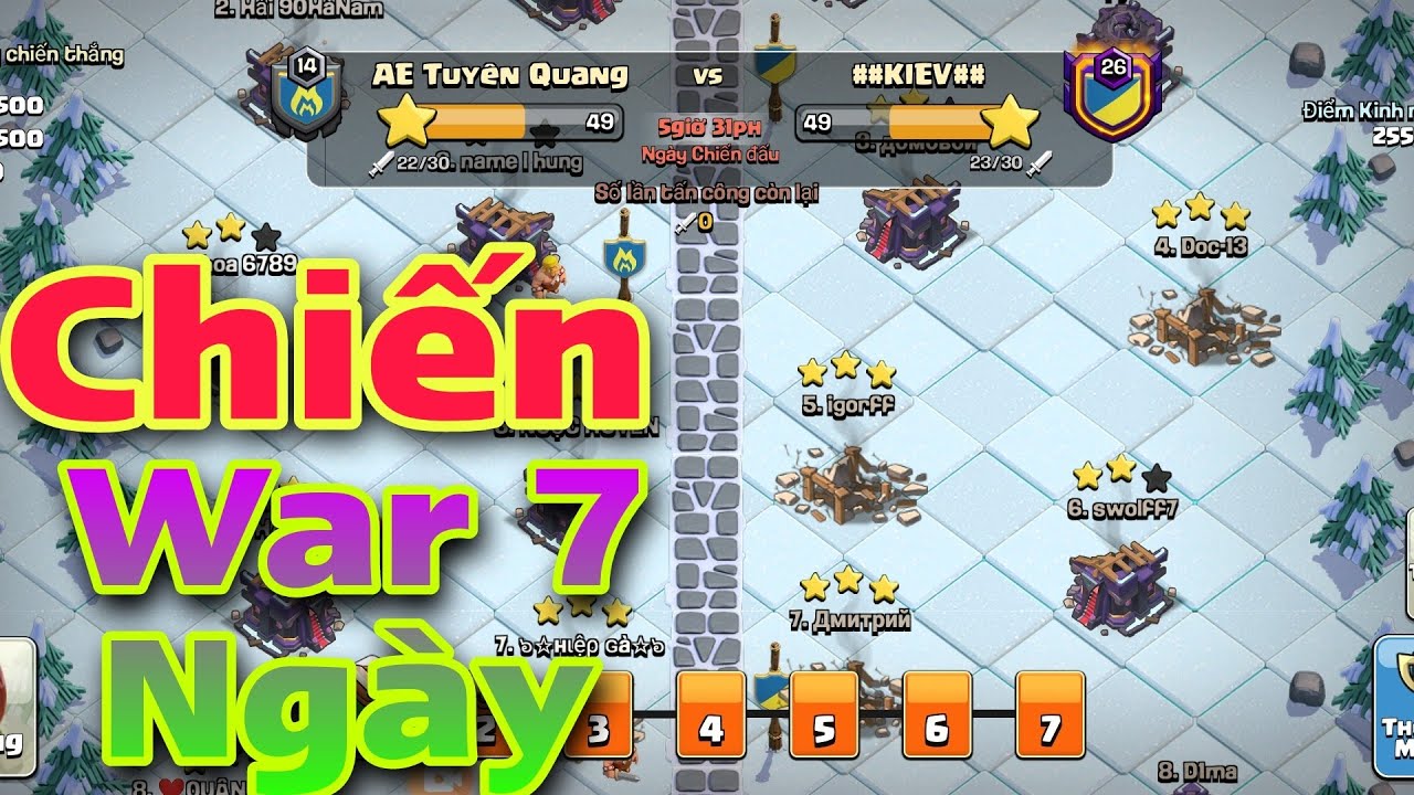 P1 Trận War 7 Ngày Đầu Tiên Gặp Tem Trên Cơ Khá Là Khoai Rồi - YouTube