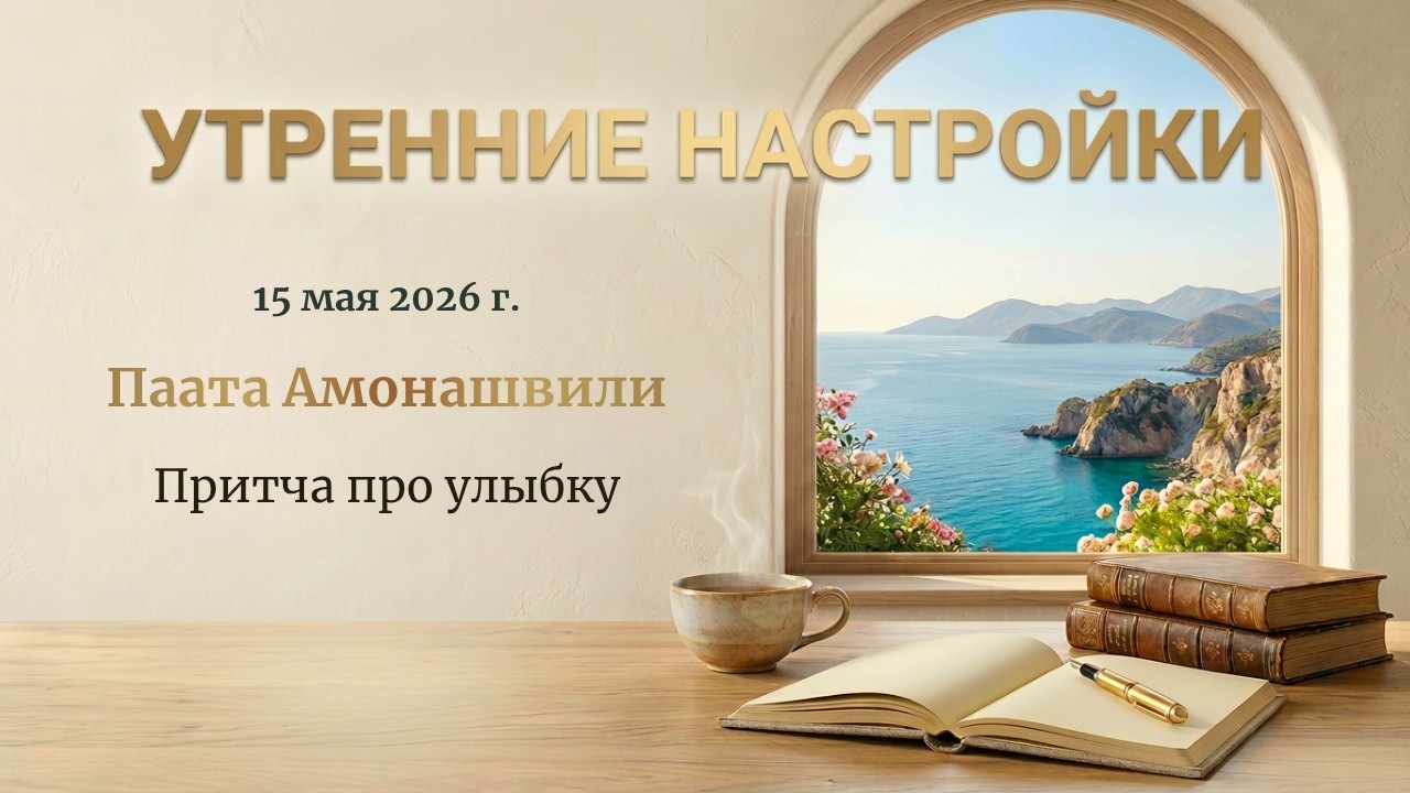 Утренняя настройка с Паатой Амонашвили от 15 мая 2026 г. - YouTube