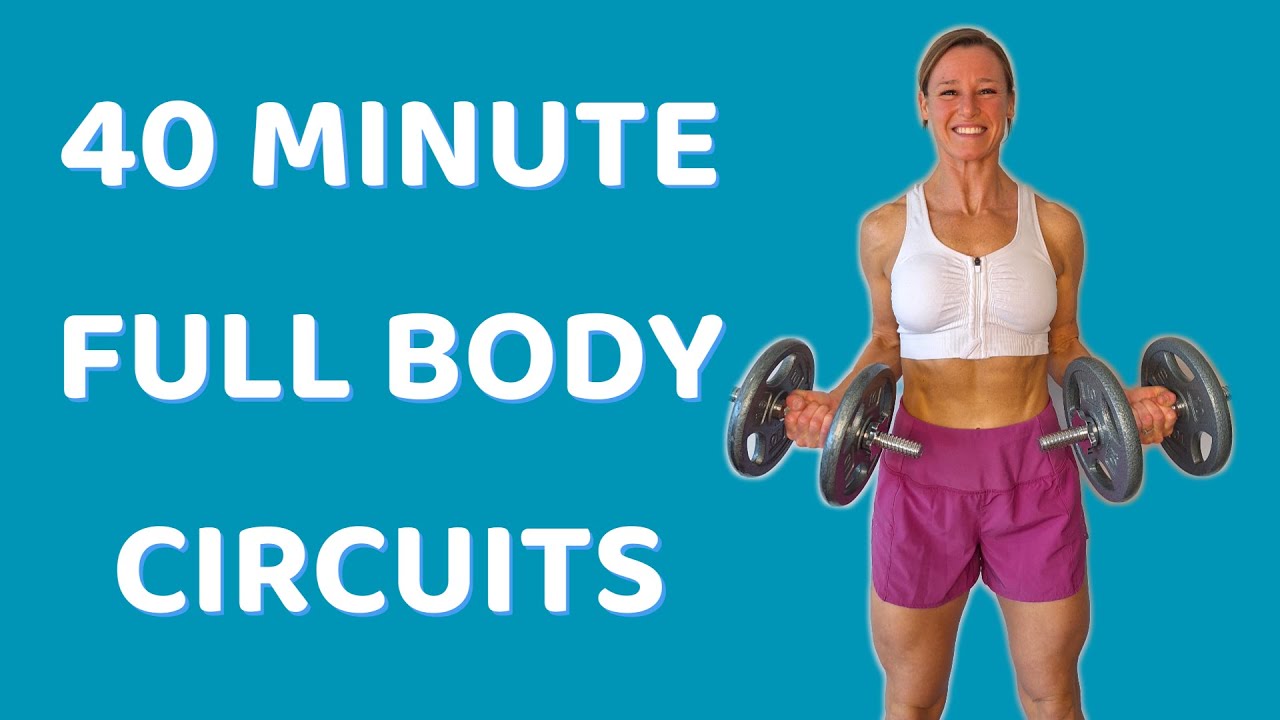 40 MINUTE FULL BODY DUMBBELL CIRCUITS WORKOUT FOR STRENGTH | AT HOME ...