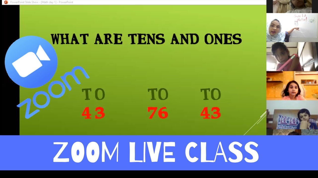 Zoom online class First grade | live - 25th June 2020 - YouTube