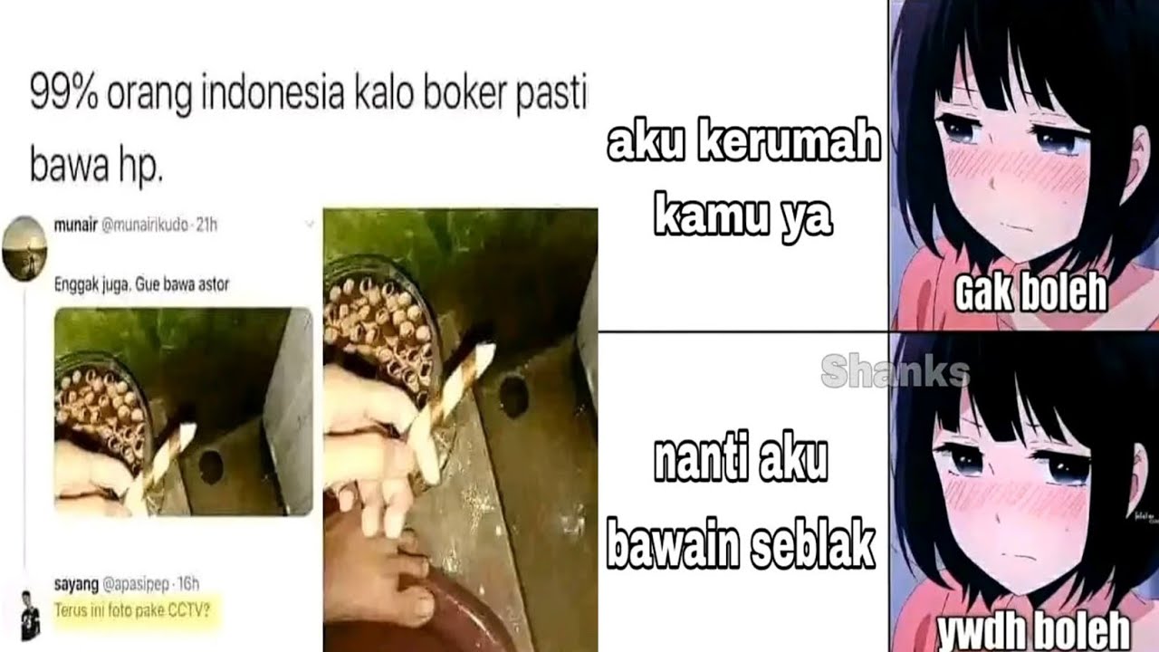 Kompilasi Asupan Meme Random Terbaru Part #28 || Meme Indonesia - YouTube
