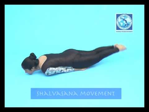 yoga therapy Shalvasana movement - YouTube