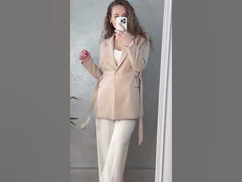 Необычные пиджаки с завязками. - YouTube