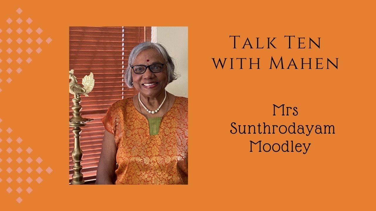 Mrs Sunthrodayam Moodley- Interviewed by Mahenthri Pillay - YouTube
