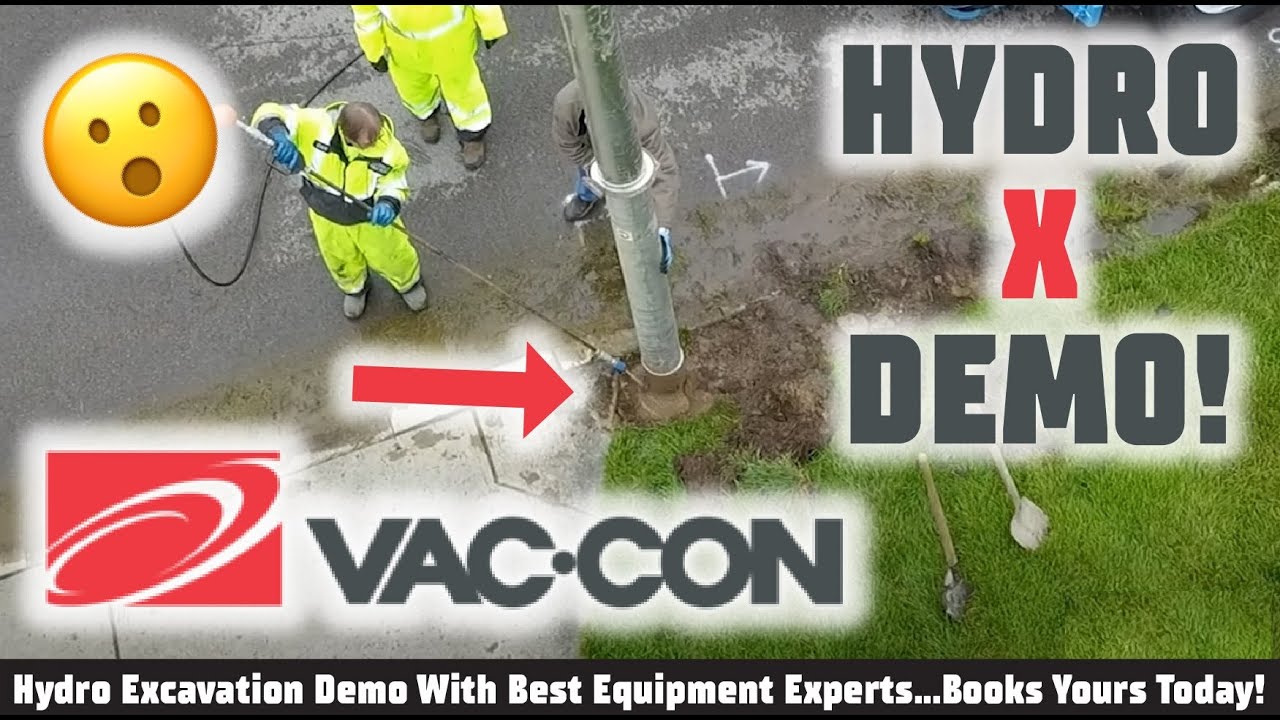Vac-Con Hydro Excavation Demo - YouTube