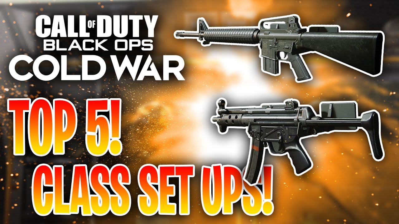 TOP 5 OVERPOWERED WARZONE CLASS SET UPS in Call Of Duty Black Ops Cold ...