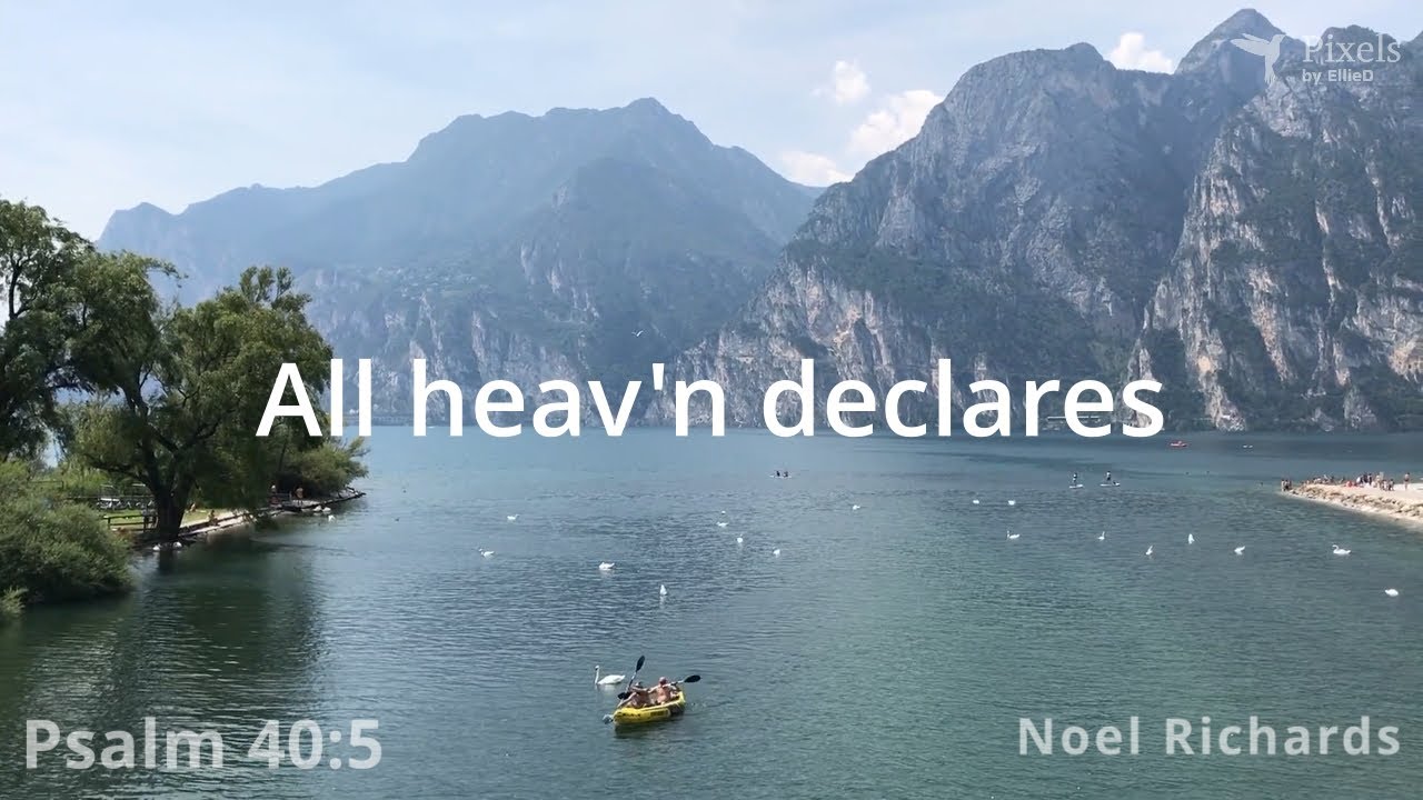 All heaven declares #lyricvideo - YouTube