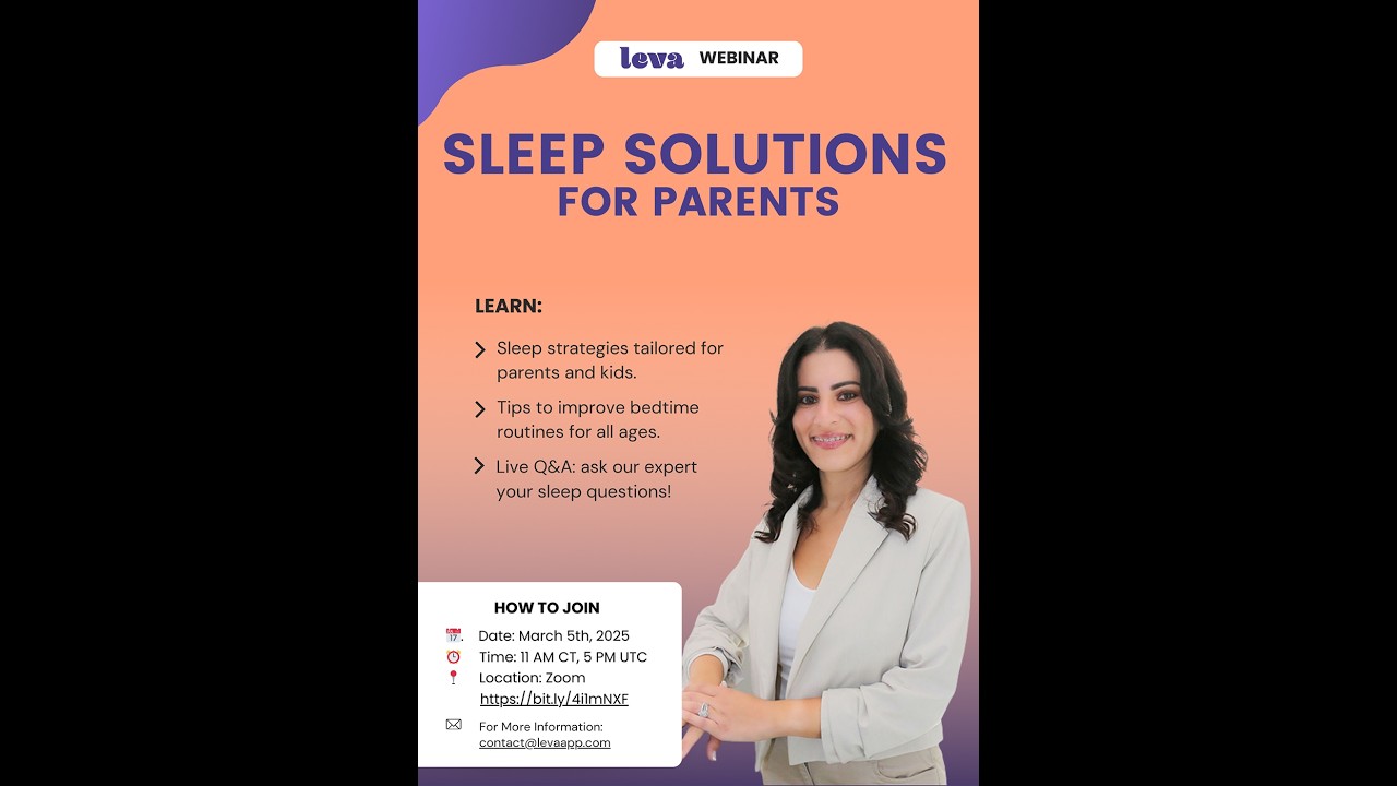 Leva Webinar: Sleep Solutions for Parents - YouTube