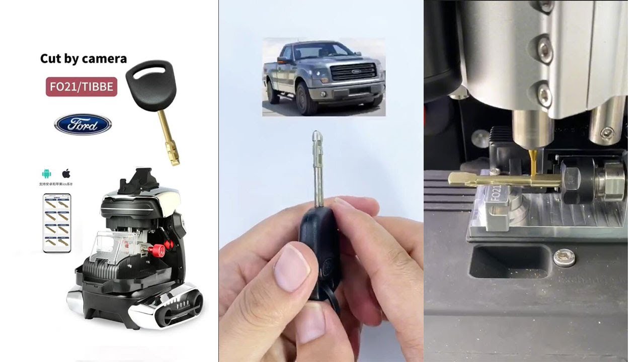 2M2 Tank 2 Pro Cut Ford FO21 Tibbe Key (Cut by Photo)- OBDII365 - YouTube