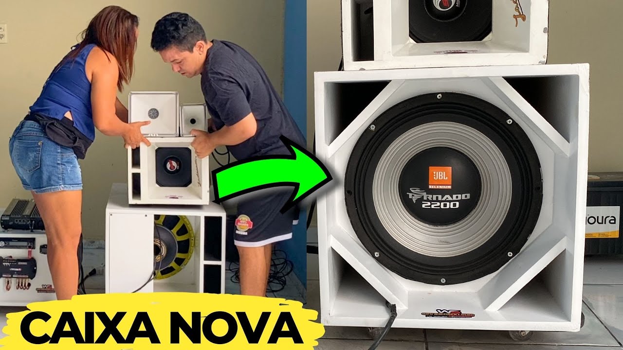 Meu Som Residencial - Projeto 4 VIAS, com TORNADO 2200 15'... GRAVE MONSTRO SONHO REALIZADO #som ...