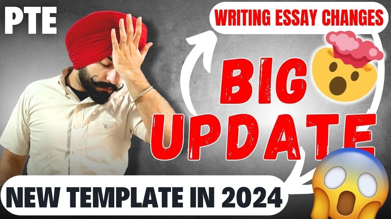 PTE writing essay template changes, both side working writing essay ...