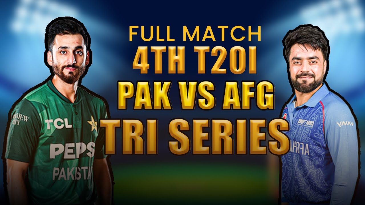 Pak vs Afg full match highlights | match no 4 | tri series - YouTube