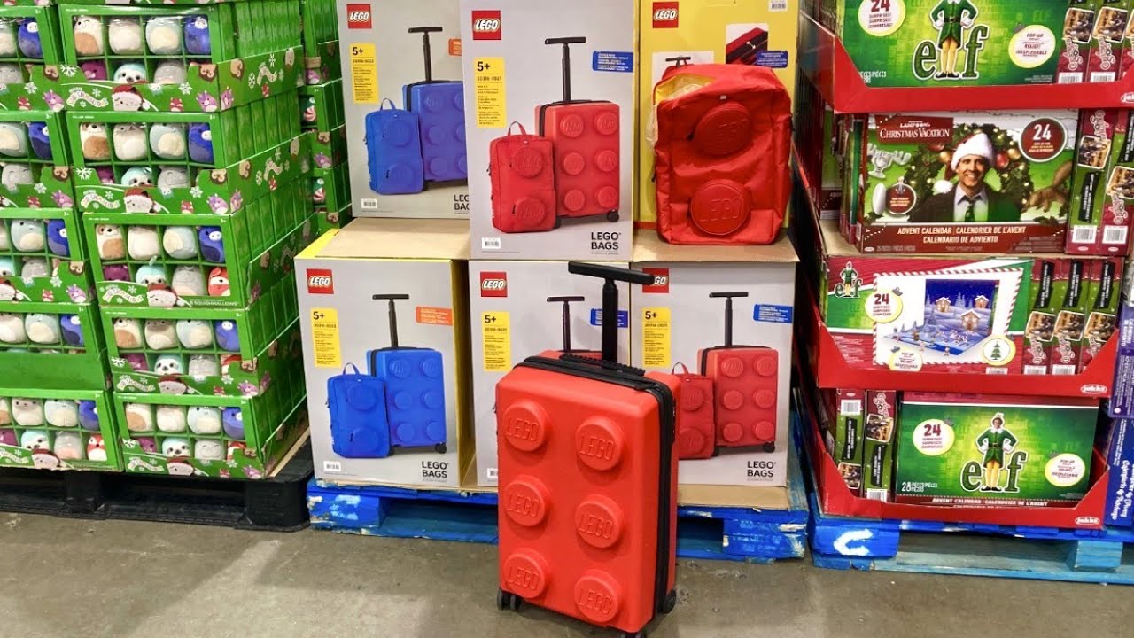 LEGO LUGGAGE AND LEGO BRICK BACKPACK CLOSER LOOK LEGO BRICK LUGGAGE ...