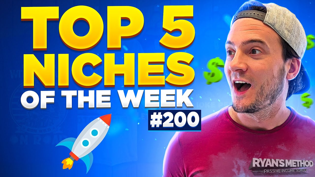 TOP 5 NICHES 🔥 Print on Demand Niche Research # 200 — (3/17/2024) - YouTube