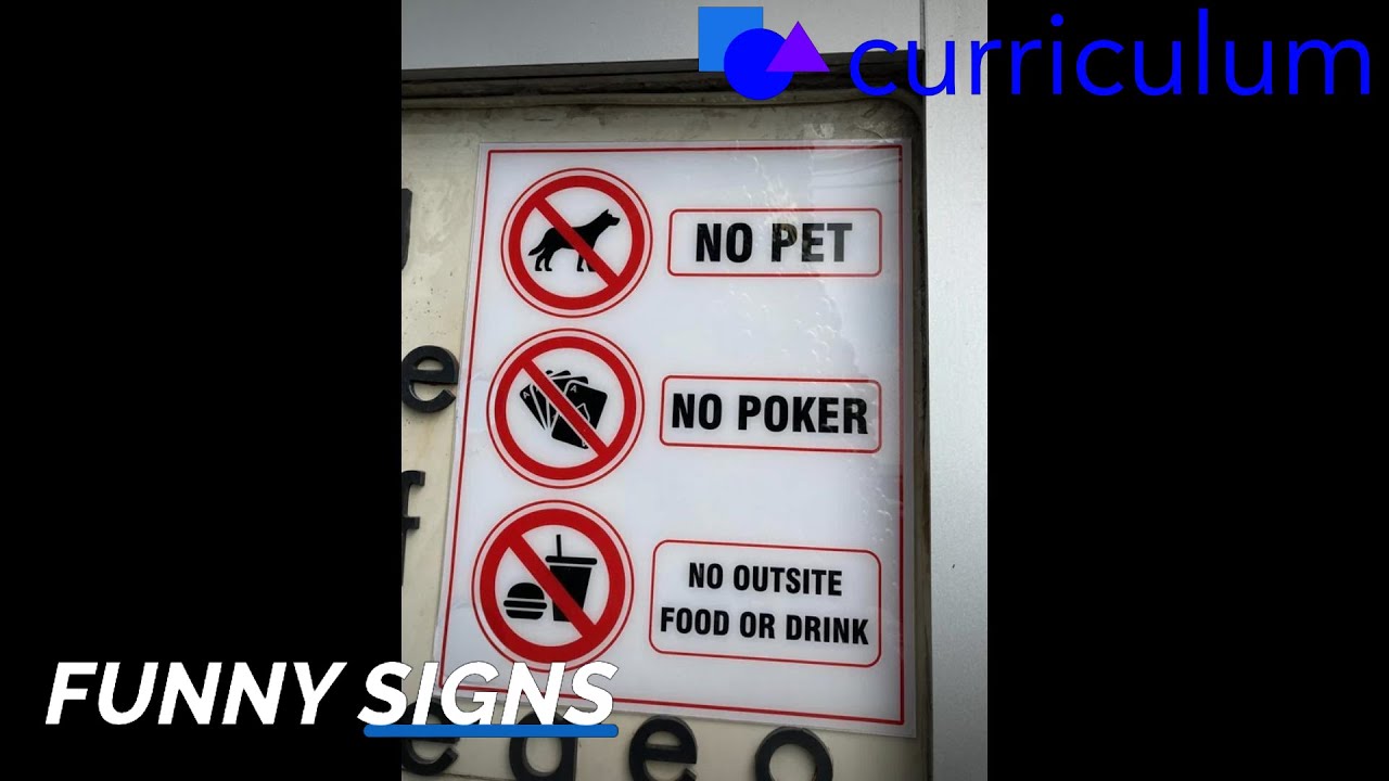 TEG1994's Funny Signs: A Dirty Emergency - YouTube
