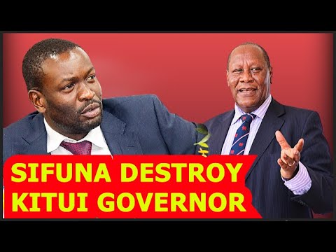 🙄SENATOR SIFUNA LEAVE KITUI GOVERNOR CRY!NG IN SENATE UNABLE TO ANSWER ...