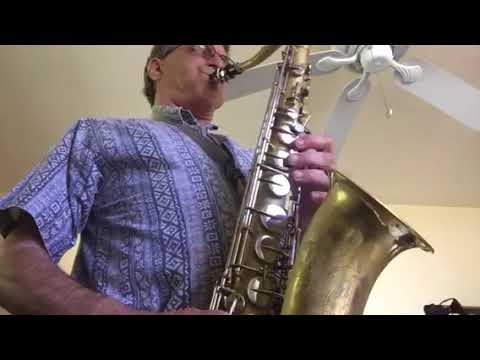 Blow test Martin Indiana Tenor Saxophone - YouTube