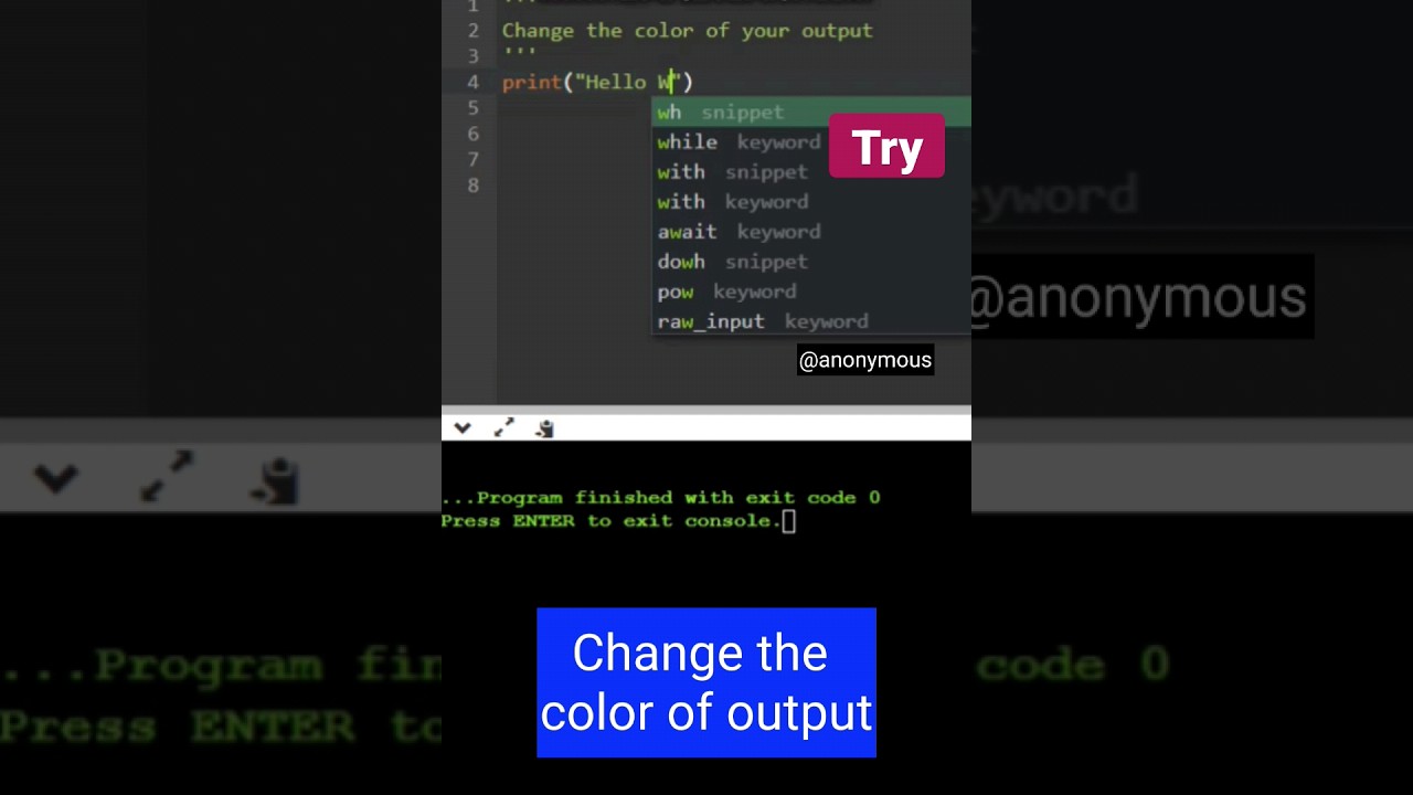 Can You Change The Text Color Python Script Change Script Output Can You Change The Text Color Python Script Change Script Output
