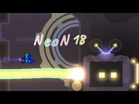 FIRST HARD DEMON!! | Geometry Dash "NeoN 18" by Xender Game - YouTube