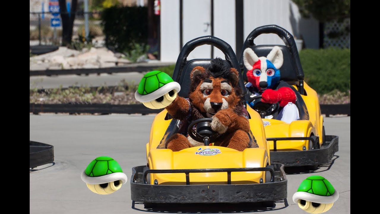 Fursuit Go-Kart Fun at BLFC 2016 - YouTube