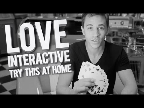 Interactive LOVE Magic Trick - Try this at home! - JustinFlom