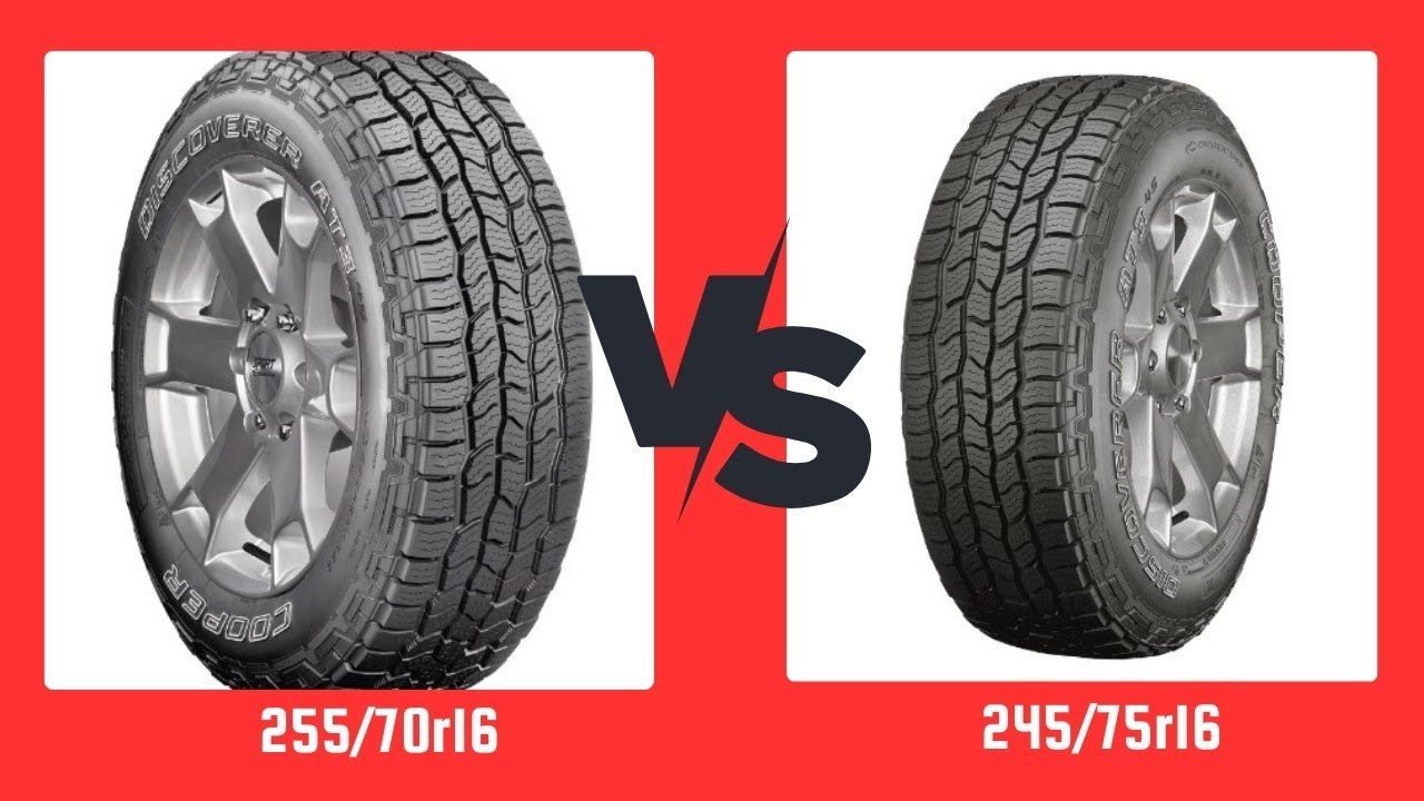 Tire Size 255 70r16 Vs 245 75r16 YouTube