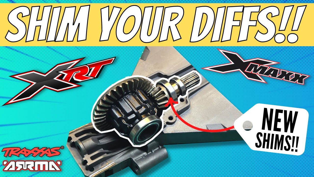 XRT X-Maxx [Or Any R/C] Diff Shimming In 5 Mins!! | NEW SHIMS FOUND ...