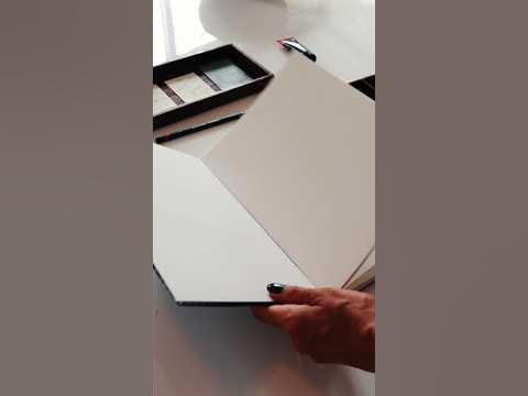 How to make your own sketchbook 📚 diy tutorial #shorts - YouTube