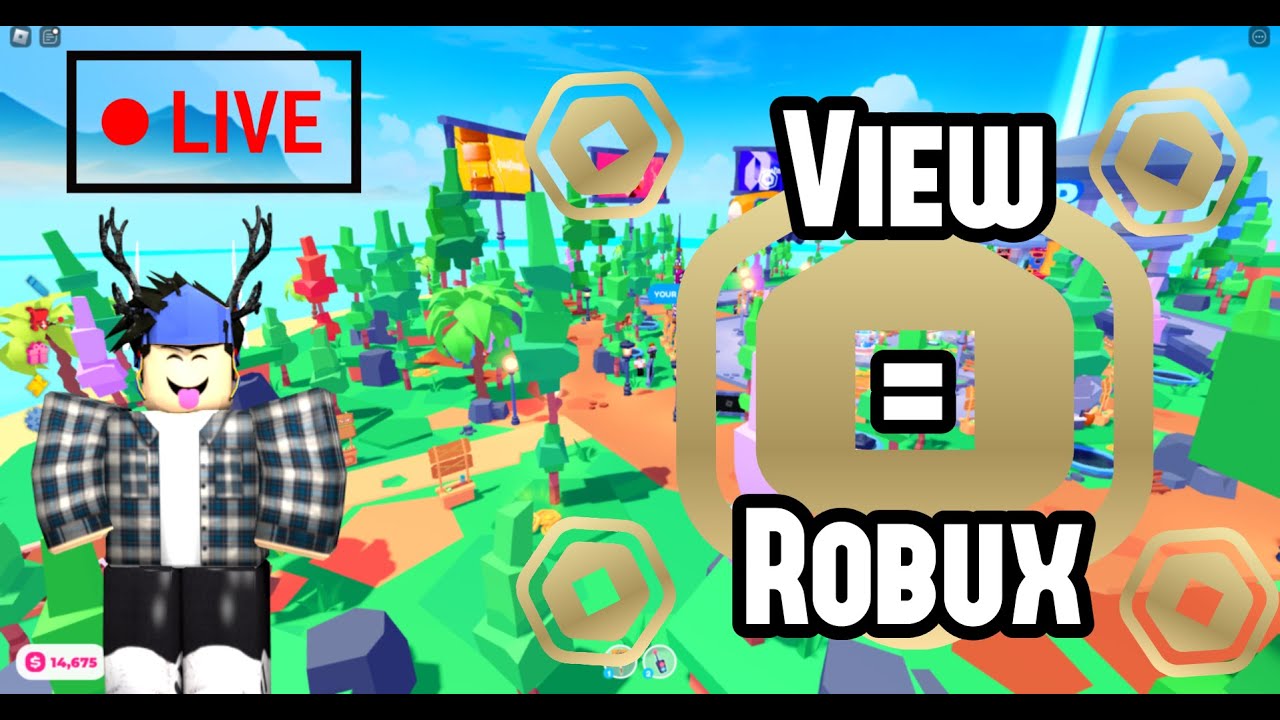 PLS Donate LIVE doing a give away for 100 rbx in 2 week. Sub goal is 50 ...