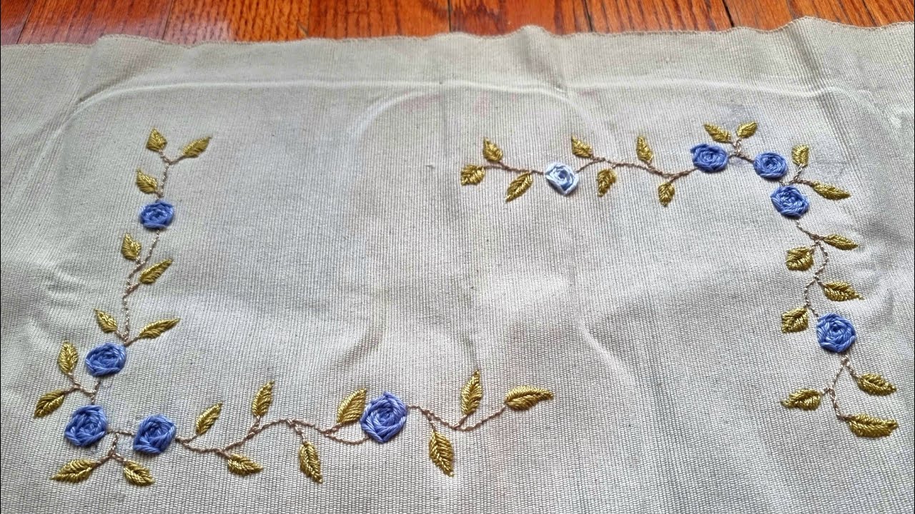 "Flowers & Leaves Embroidery with UltraPunch Punch Needle –An Easy ...