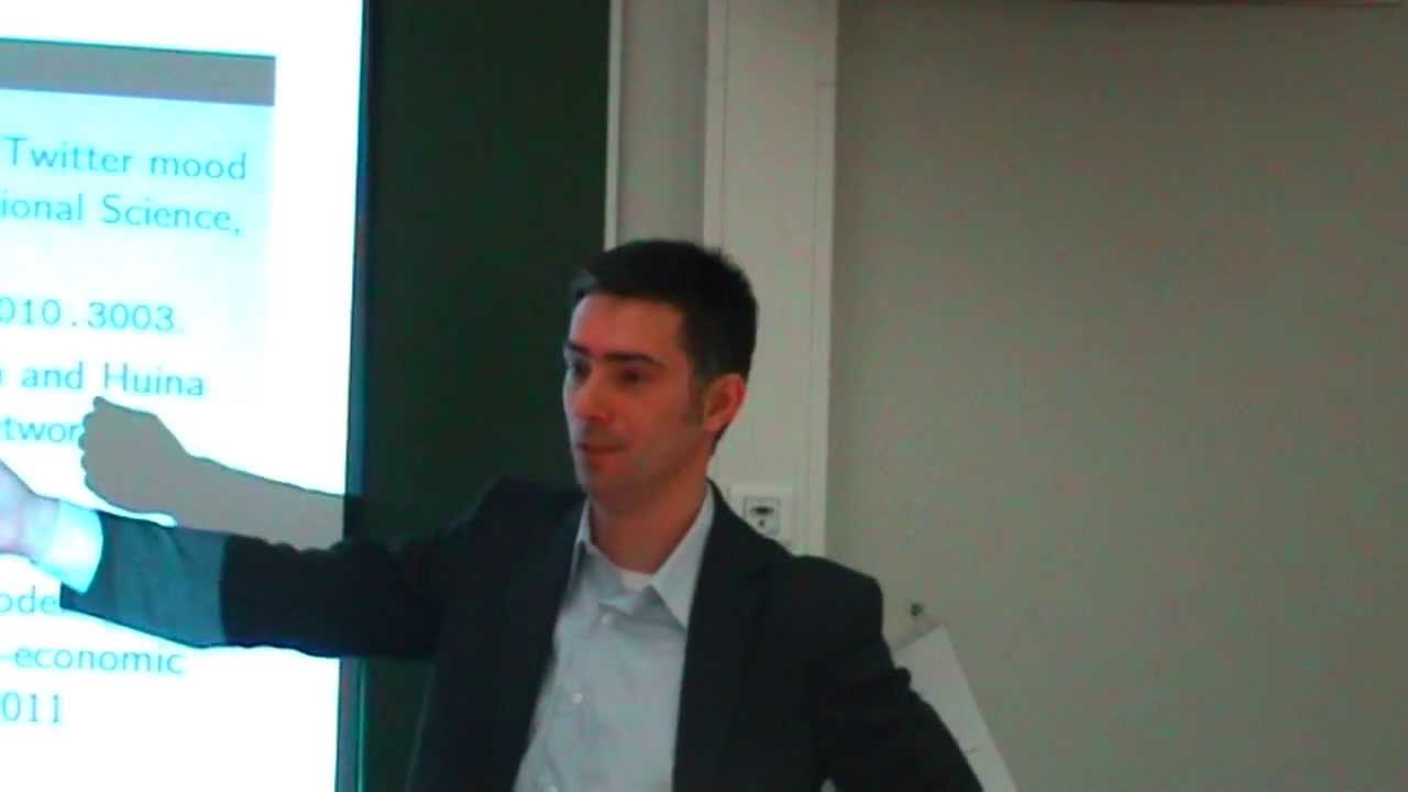 Johan Bollen. Modeling collective mood states from large-scale social ...