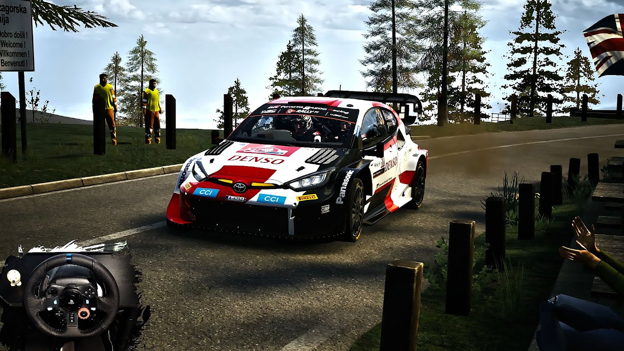 Very Hard Rally Track In Croatia | Logitech G29 - EA Sports WRC - YouTube