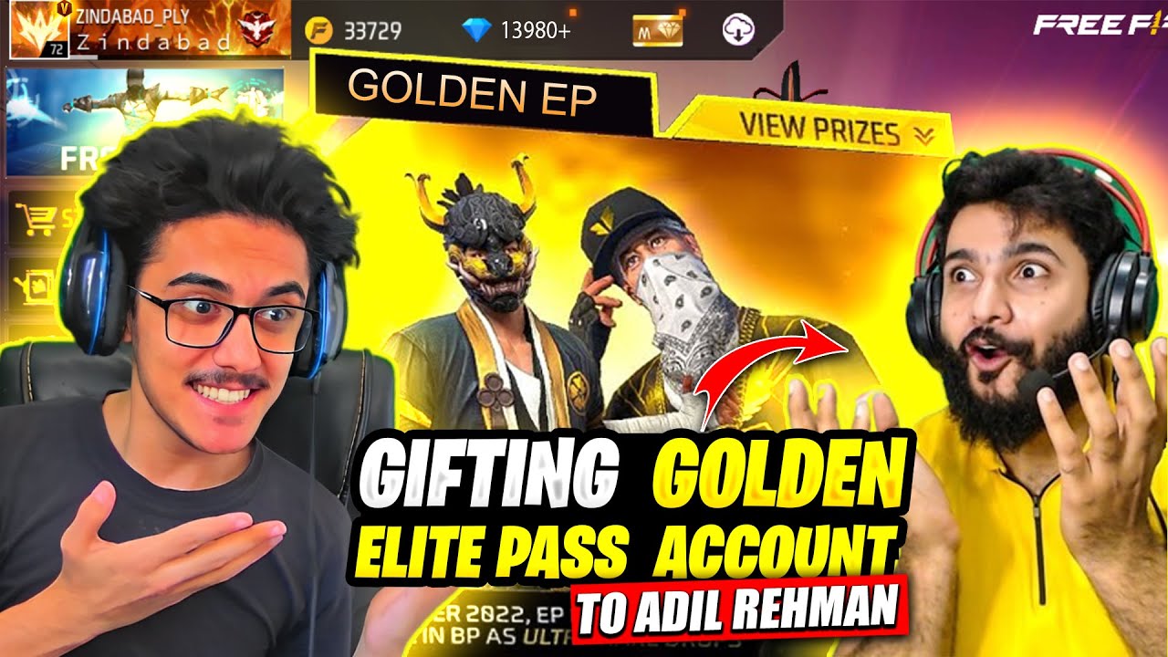 I Gave A Golden Elite Pass Account To @iamadilrehman After Our 1 Vs 1 ...