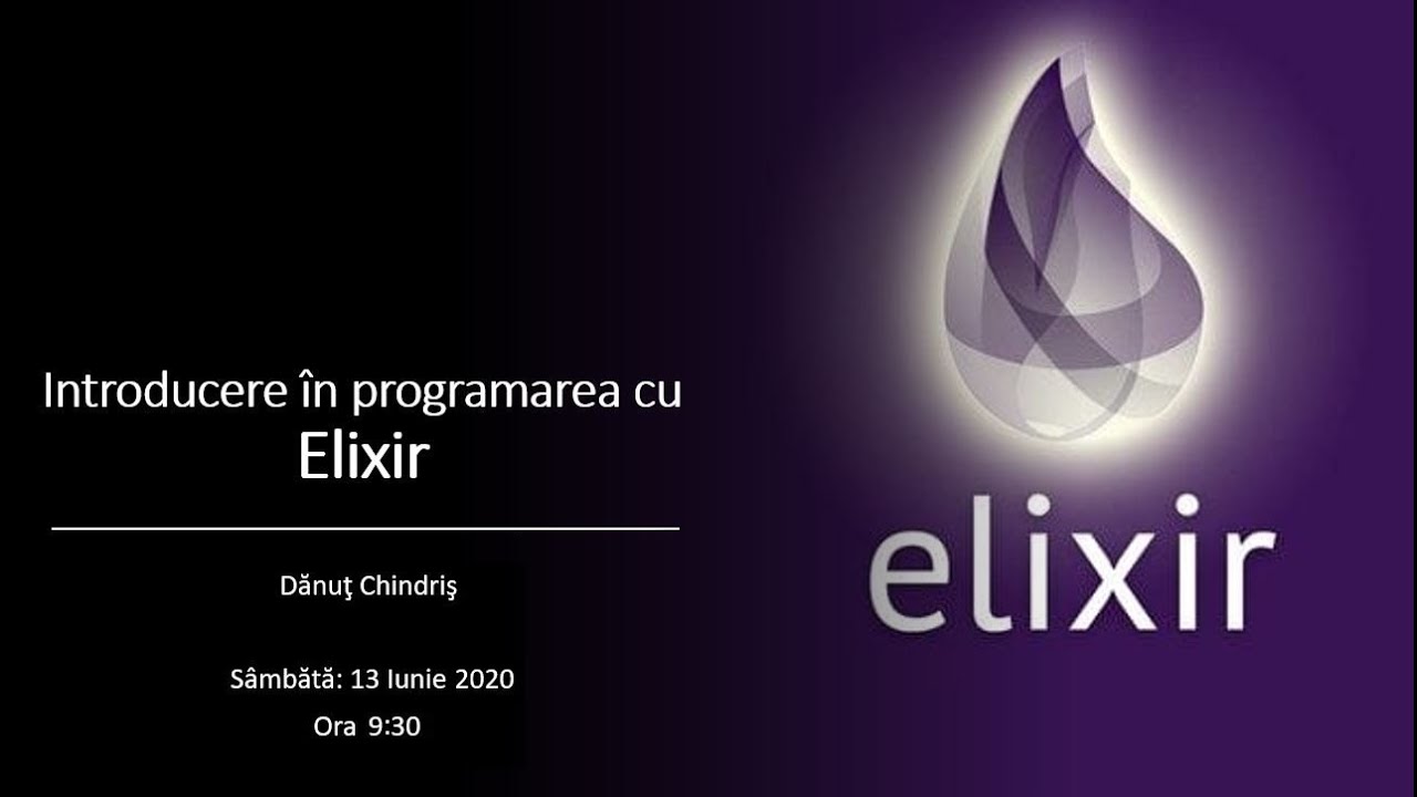 Workshop #202 - "Elixir" - YouTube