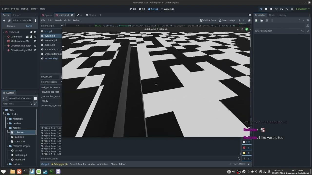 Build Sprint rewrite in Godot + Rust (Stream 7) - YouTube