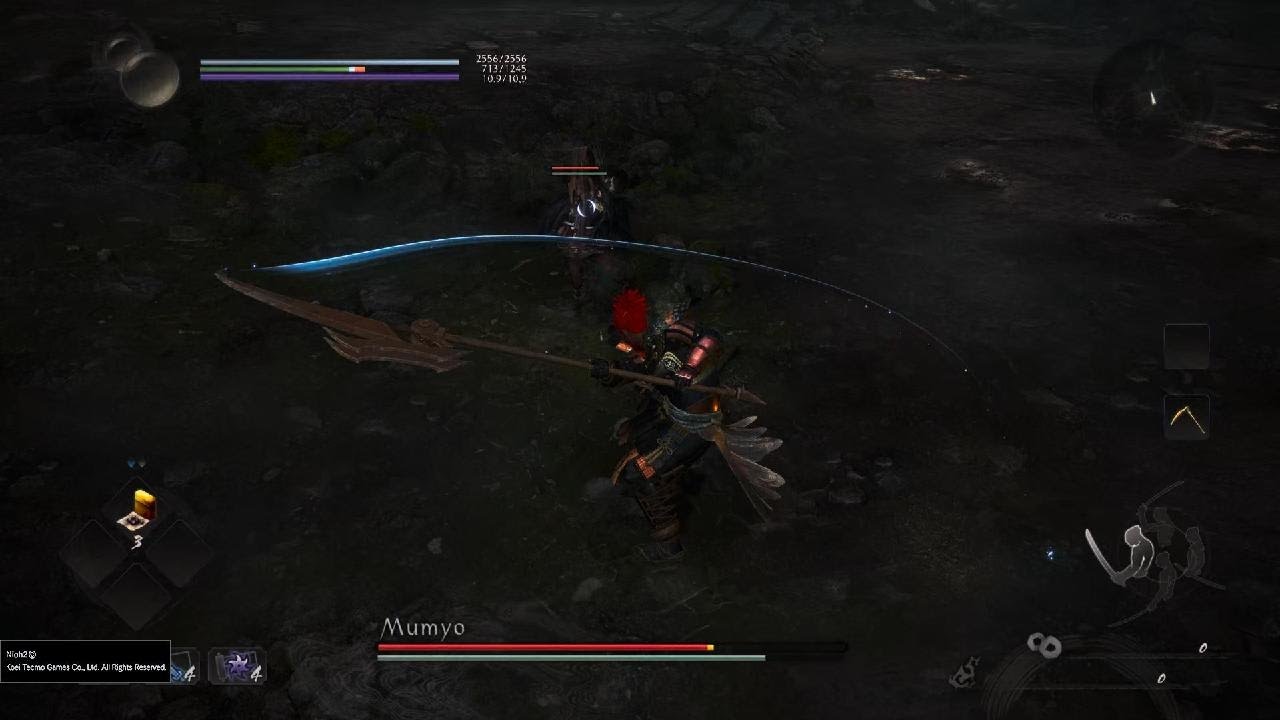Nioh 2 Remastered - Mumyo (Mestre em foice borboleta) - YouTube