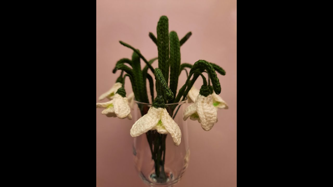 2. Ghiocel crosetat-frunze si asamblare- partea a II- a - YouTube