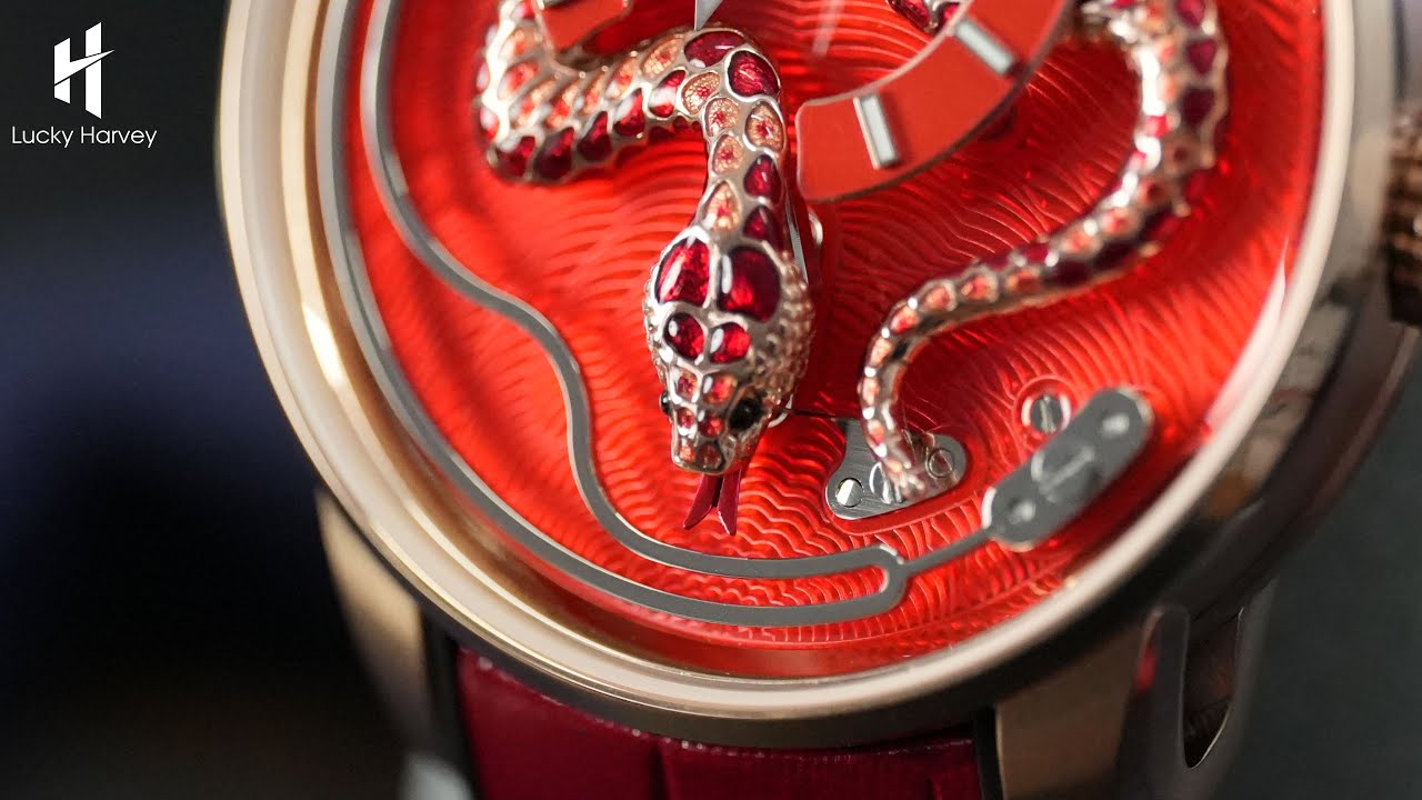 Unboxing|Revealing the limited edition enamelled snake in a watch gift ...